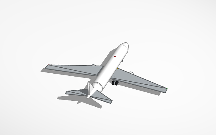 3D design Airliner - Tinkercad