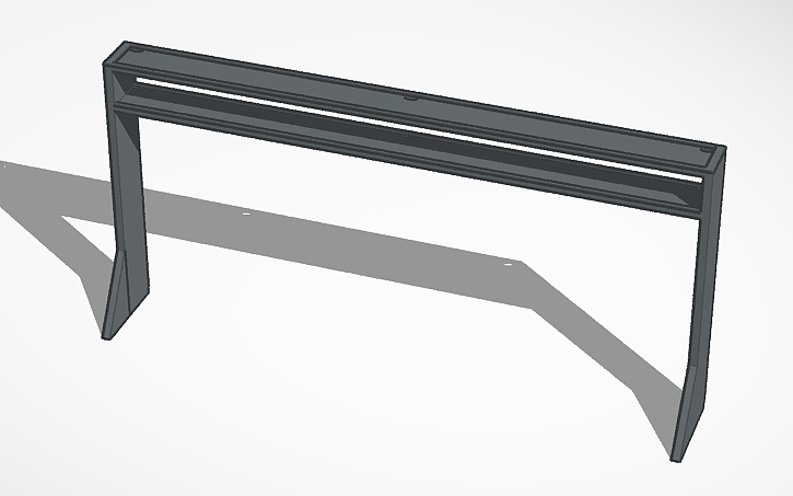 3D design Horizon Frame Projector Console Shelf - Tinkercad