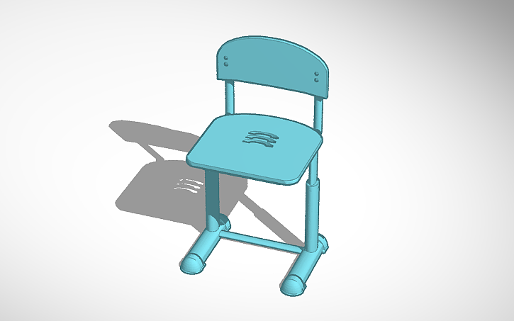 3D design Classroom Chair approvement - Tinkercad