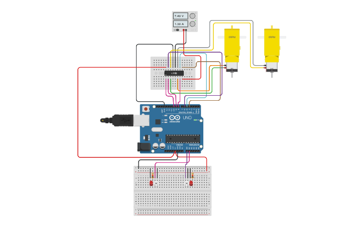 Circuit design Laborator 11 - Tinkercad