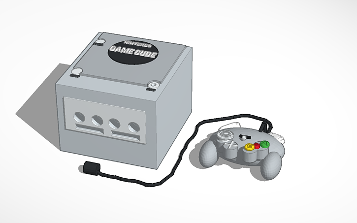 3D design Nintendo© Gamecube™ - Tinkercad