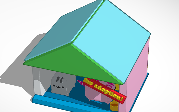 3D design adopt the cute pusheens! - Tinkercad