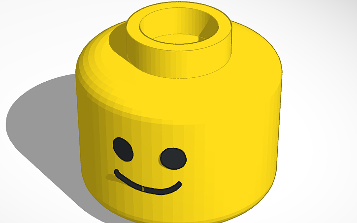 3D design Lego Head - Tinkercad