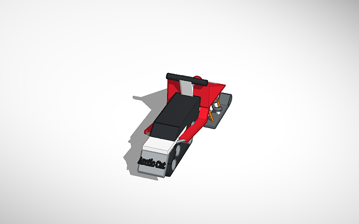 3D design snowmobile - Tinkercad