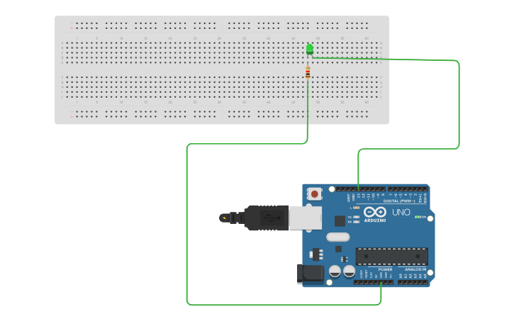 Circuit design Fade LED Light - Tinkercad