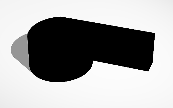 3D design Whistle - Tinkercad
