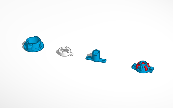 3D design velocity driver for valkirye - Tinkercad