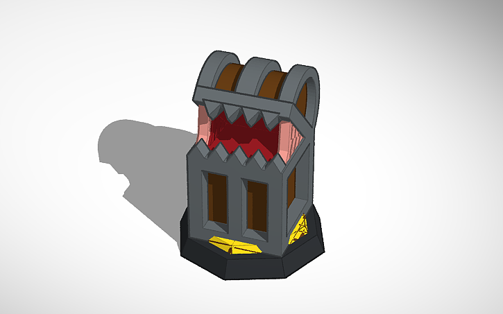 3D design Simple Mimic 28mm D&D DnD Pathfinder Starfinder NPC - Tinkercad