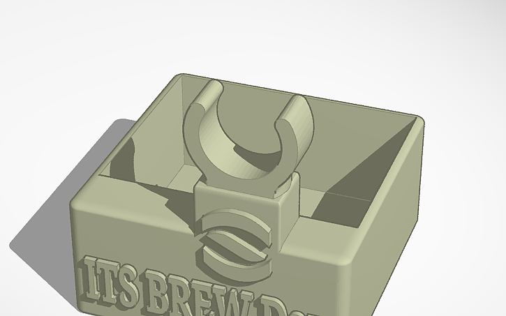 3D design Pump Purge Catch Tray – “It’s Brew Day!” Edition - Tinkercad