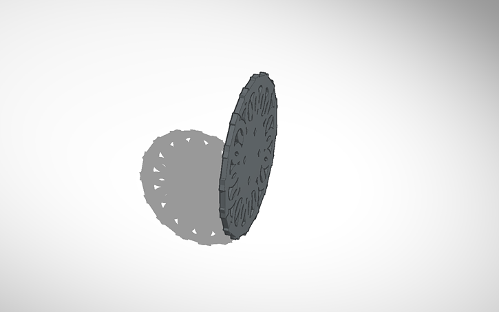 3D design frisbee - Tinkercad