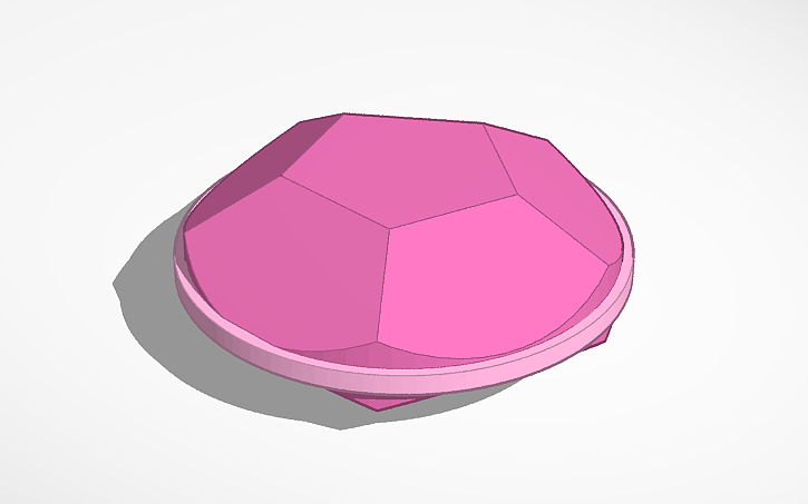 3D design Rose Quartz - Tinkercad