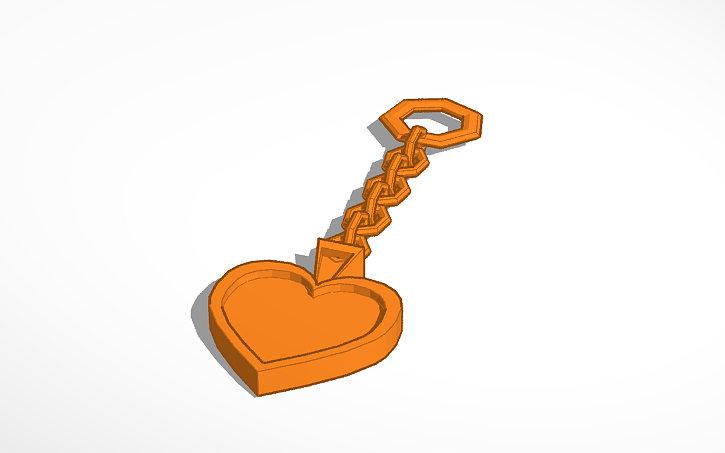 3D design Spades Chain - Tinkercad