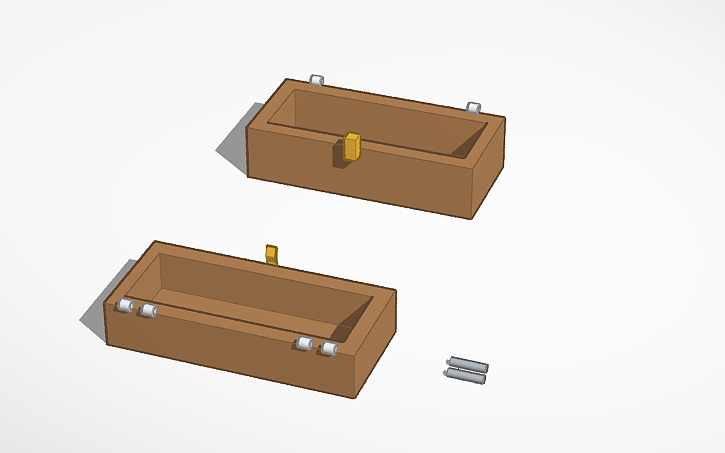 3D design minecraft chest - Tinkercad