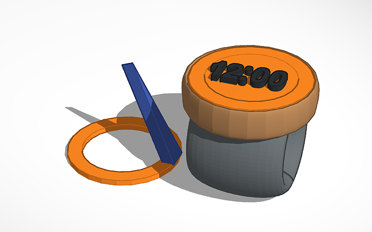 3D design Sundial Watch - Tinkercad