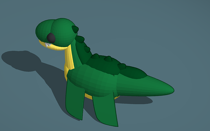 3D design Elasmosaurus Adopt me! - Tinkercad