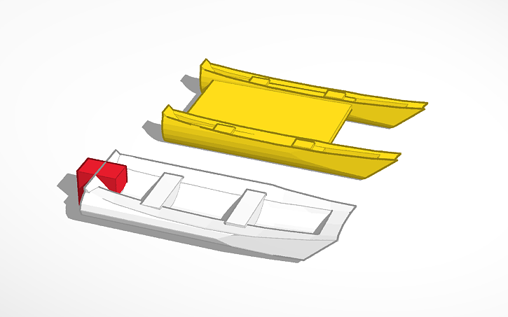 3D design boats - Tinkercad