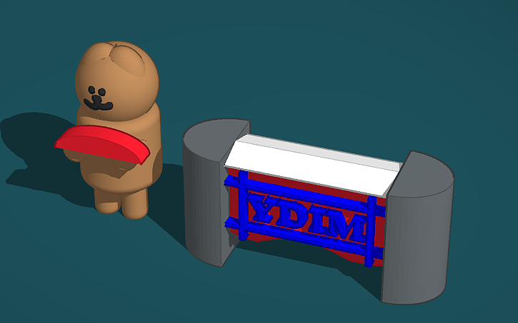 3D design A message for YDIB - Tinkercad