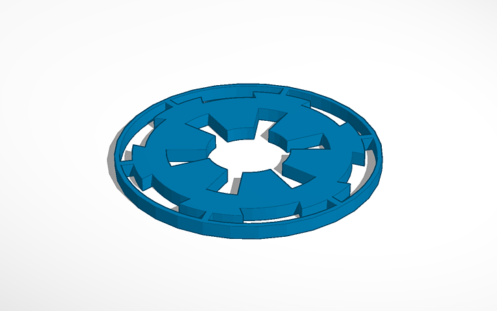 3D design Star Wars Imperial Emblem - Tinkercad