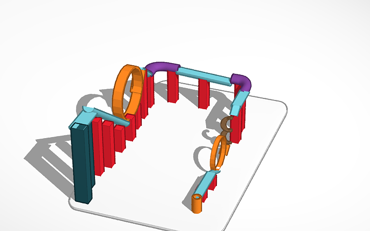 3D design Roller Coaster - Tinkercad