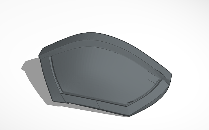 3D design The Mandalorian Shoulder Pad - Tinkercad