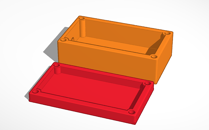 3D design Step up driver electronic box. - Tinkercad