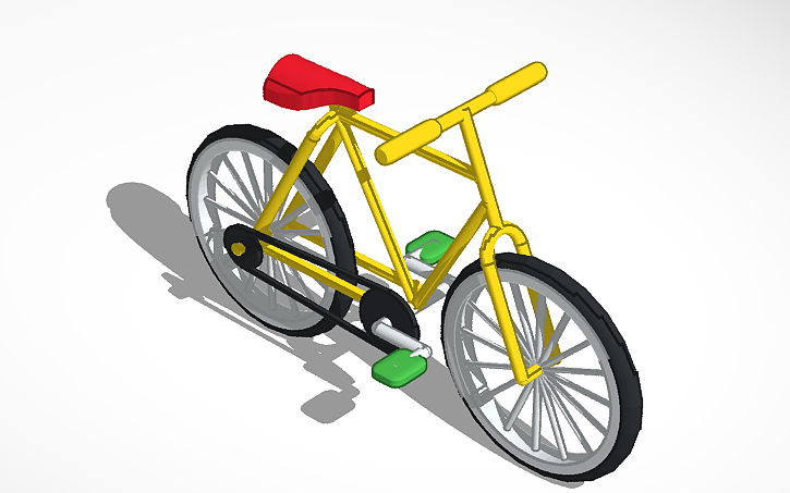 3D design bicycle - Tinkercad