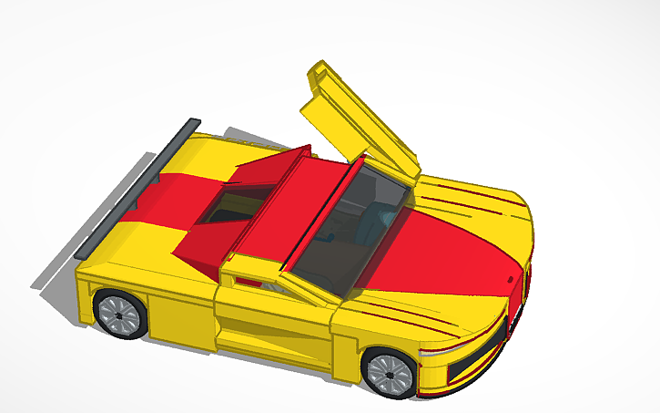 3D design 2020 Automobili Velocita Speedrunner Special Decal - Tinkercad