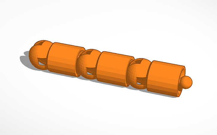 3D design ball joint - Tinkercad