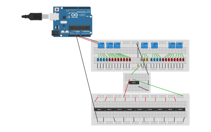 Circuit design CPU - Tinkercad
