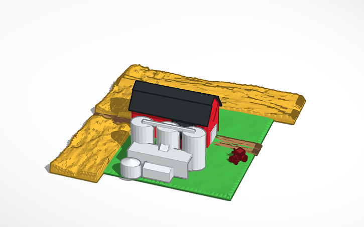 3D design Wheat Farm - Tinkercad