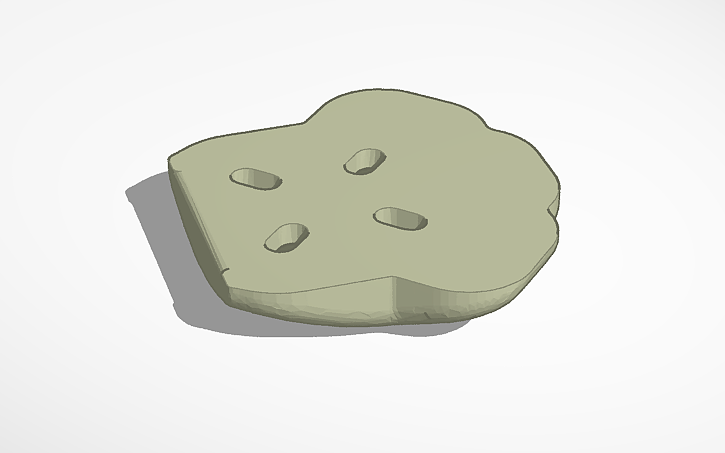 3D design 250g feet - Tinkercad
