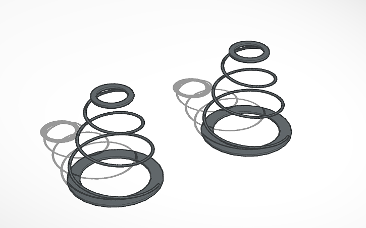 3D design Springs - Tinkercad
