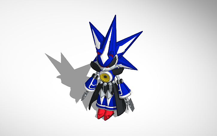3D design Neo Metal Sonic - Tinkercad