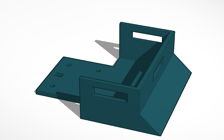 3D design Chasis mini sumo - Tinkercad