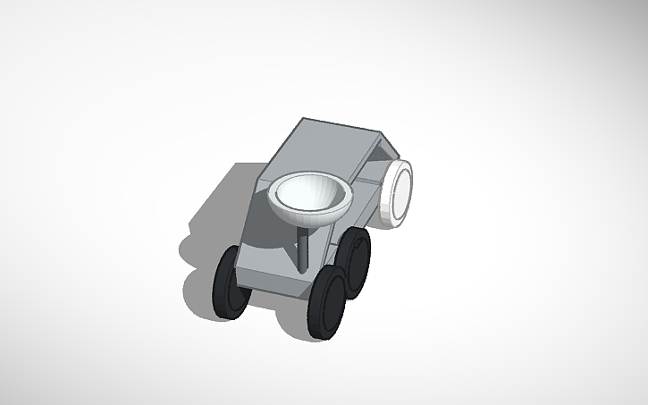 3D design cotxe lunar - Tinkercad