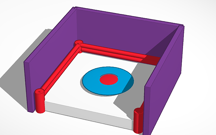 3D design Boxing ring - Tinkercad