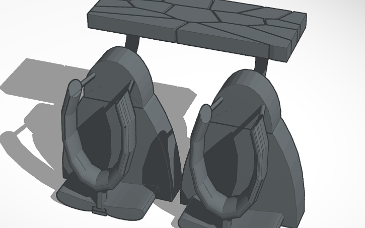 3D design Roller Coaster Seats - Tinkercad