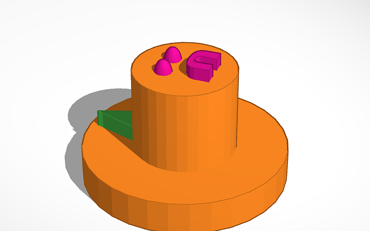 3D design timer knob - Tinkercad