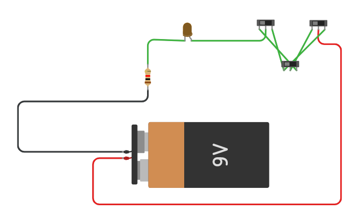 Circuit design Four way - Tinkercad