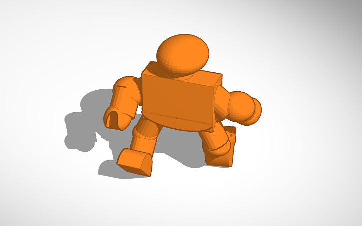 3D design The Running Man - Tinkercad