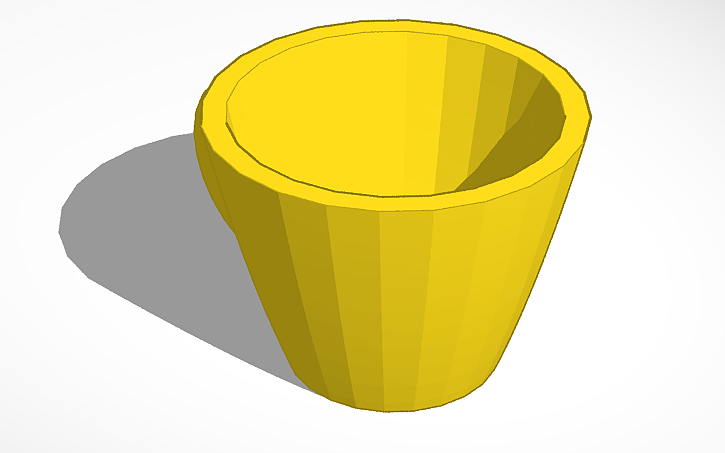 3D design Fincan - Tinkercad