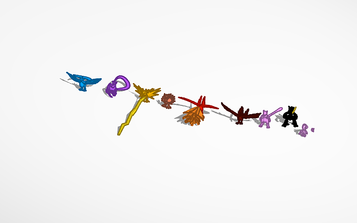3D design Moltres using flame thrower, and Zapdos using thunder, and ...