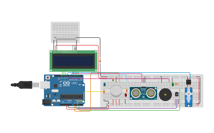 Circuit design Automation Arduino Project - Tinkercad