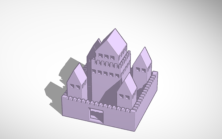 3D design Emma Cheatham- Castle - Tinkercad
