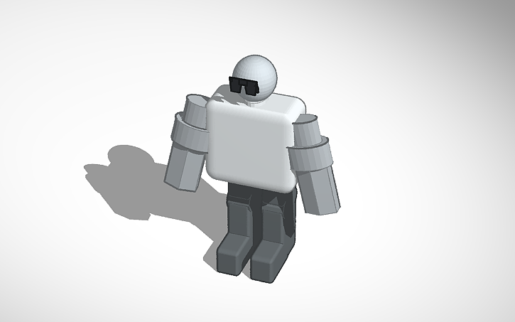 3D design humanoid robot - Tinkercad