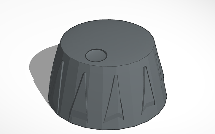 3D design Knob - Tinkercad
