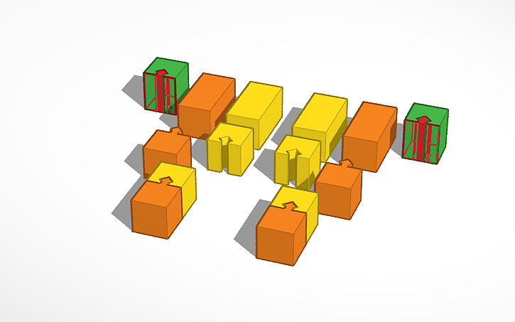 3D design Slot and Key - Tinkercad