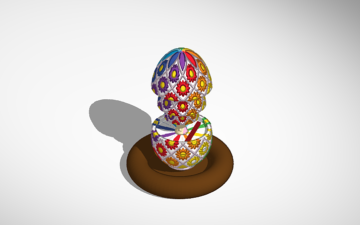 3D design EASTER EGG 2025 FOR COMPITION - Tinkercad