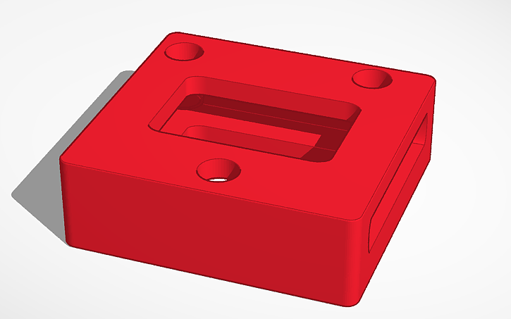 3D design Holster Belt Bracket - Tinkercad
