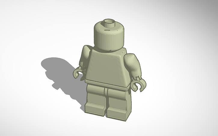 3D design Lego figure - Tinkercad